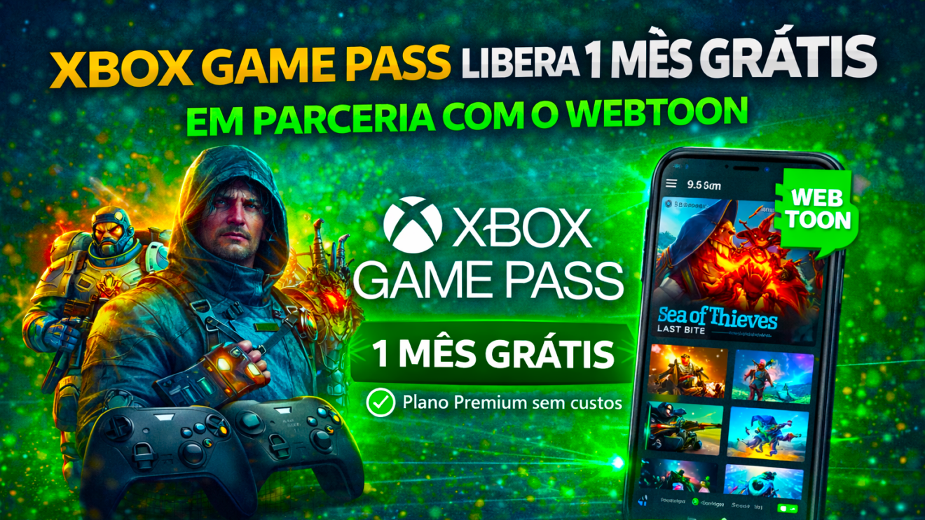 Xbox Game Pass libera 1 mês grátis